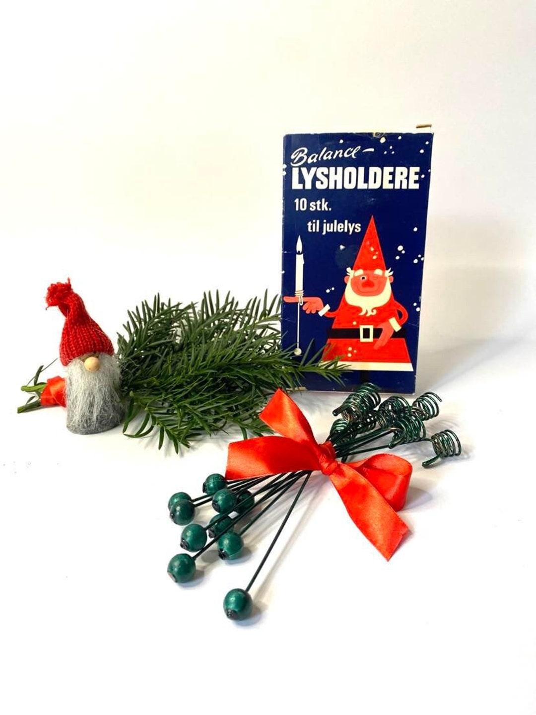 Vintage Christmas Tree Pendulum Candle Holders - 10 Counter Weight ...