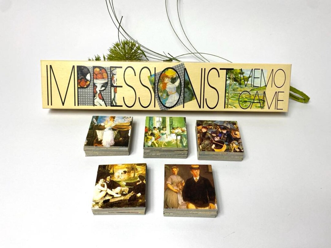 Vintage Impressionist Art Memory Game – Piatnik Vienna - Etsy