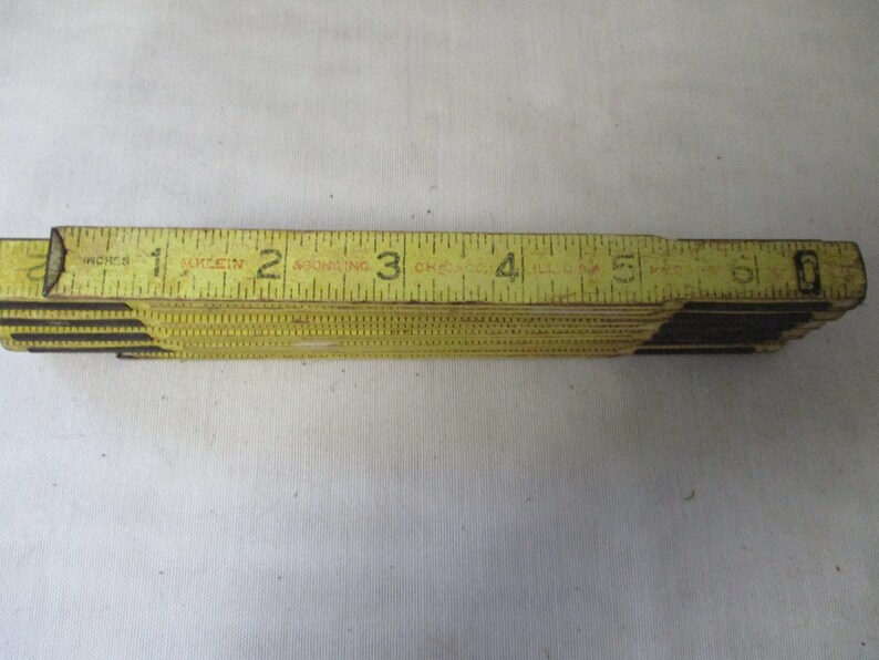 M. Klein & Sons Chicago Ill. Extension Ruler Yellow With - Etsy