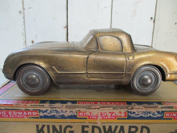 1974 Cast Metal 1953 Corvette Bank W/ Plug. Bank Marked: - Etsy