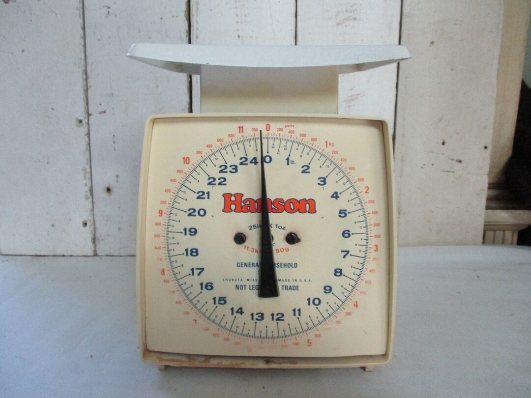 Hanson Kitchen Scales, 25 Lbs. Scales, General Household Scales ...