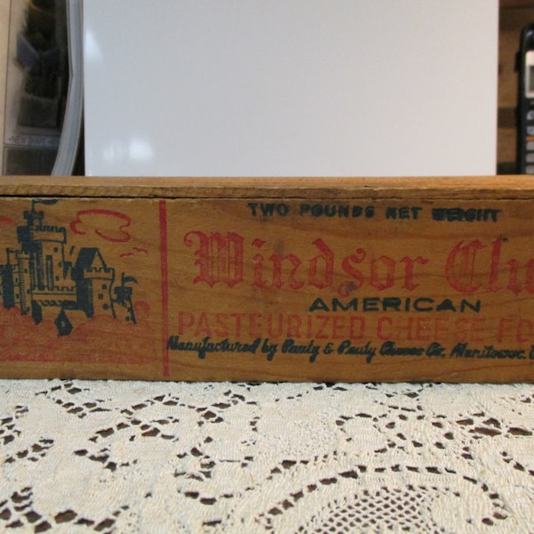 Vintage Cheese Box - Etsy