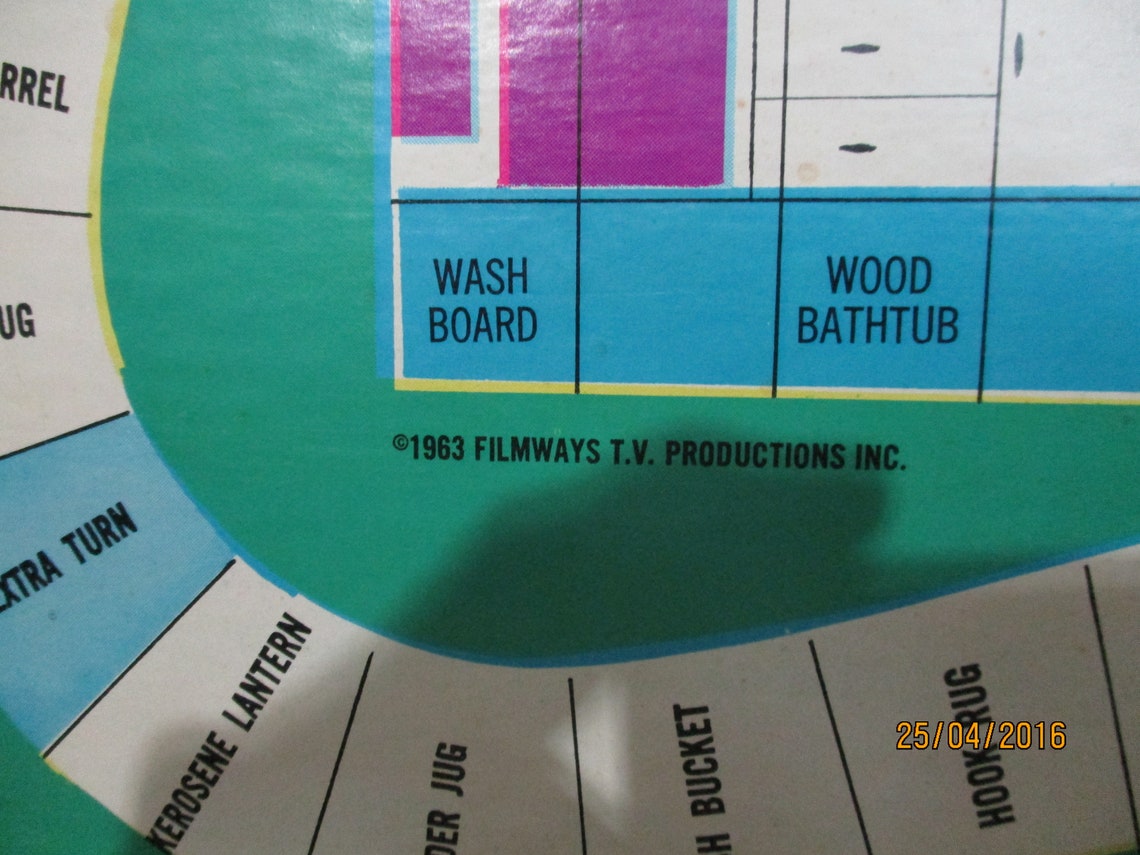 Vintage Game Board the Beverly Hillbillies Game 1963 | Etsy