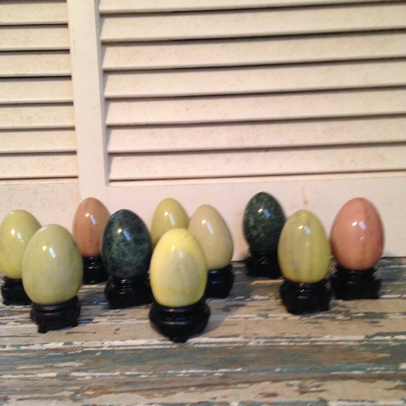 Alabaster Eggs - Etsy