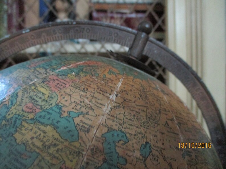 Standard Globe Made by Replogle Globes Chicago Ill 8 Inch - Etsy