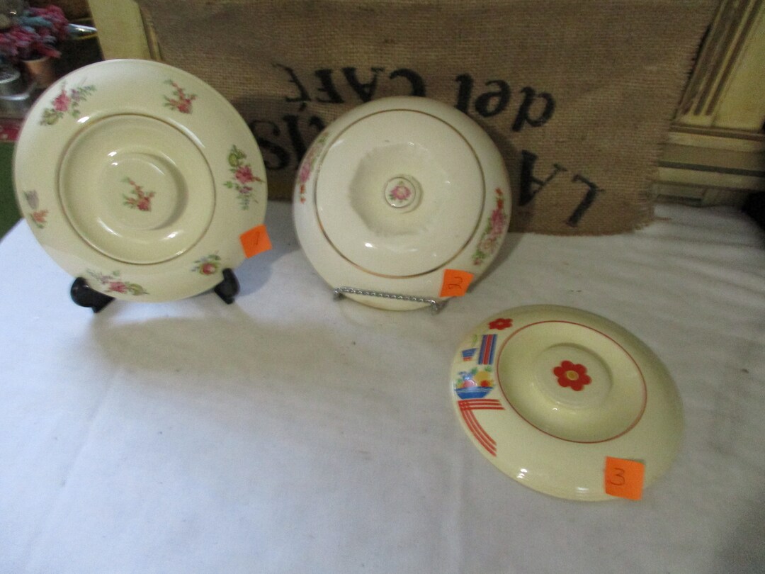 Vintage Casserole Dish Lids, 3 Separate Ceramic Lids, Buy Individual or ...