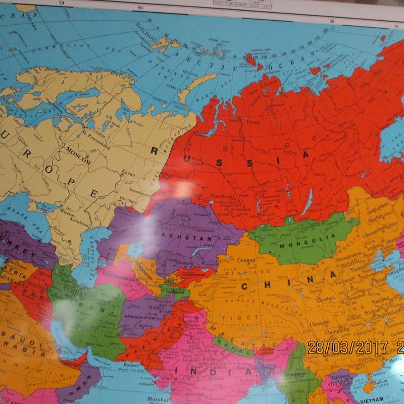 Pull Down Map - Etsy