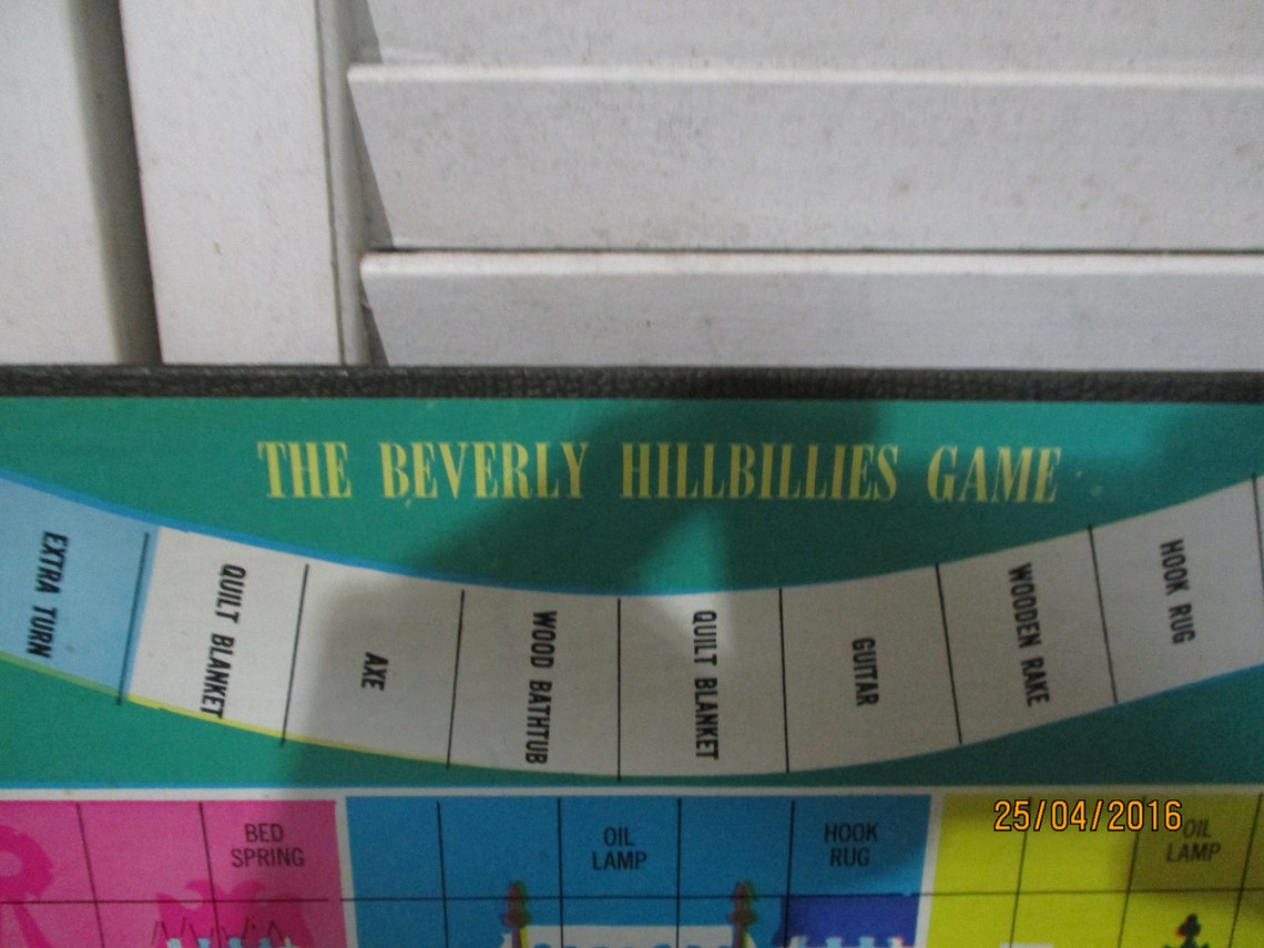 Vintage Game Board the Beverly Hillbillies Game 1963 | Etsy