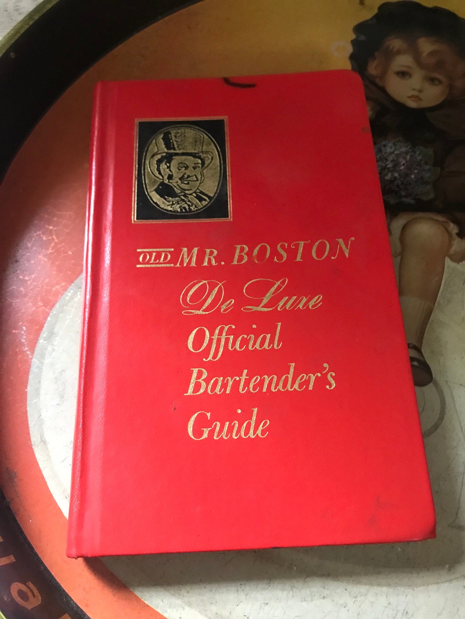 Old Mr. Boston Deluxe Official Bartender's Guide Red - Etsy