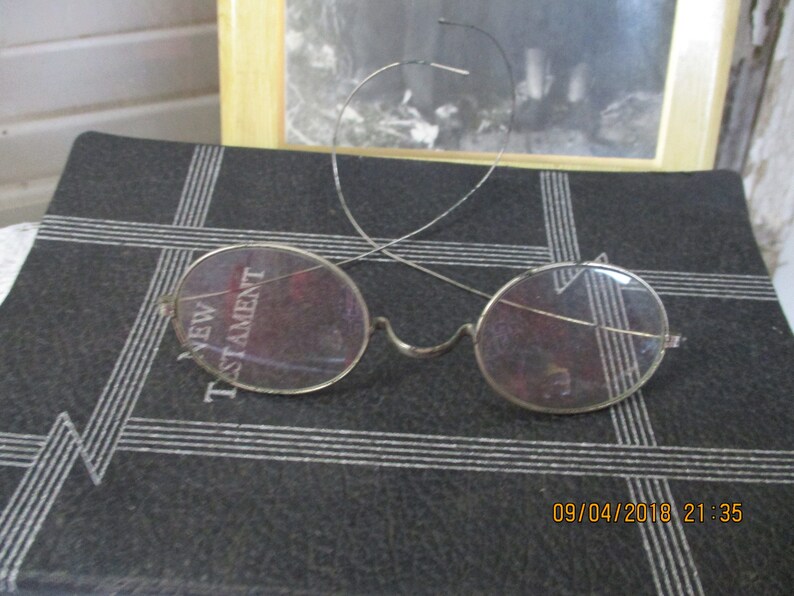 Vintage Wire Rim Eye Glasses Granny Glasses | Etsy