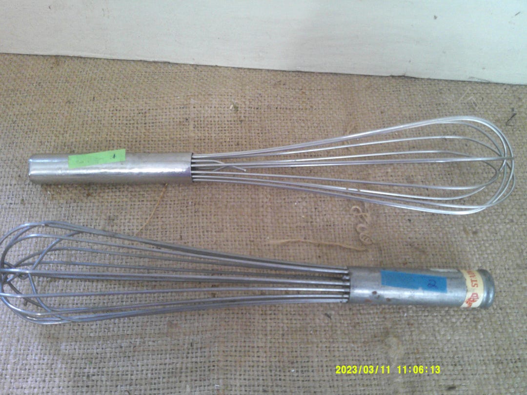 Industrial Size Stainless Steel Whisks, 1. Measures 15 Inches Long and ...
