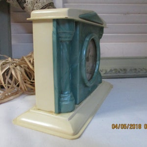 Vintage Celluloid Bakelite Clock Art Deco, Beautiful on a Vanity, 1930s ...