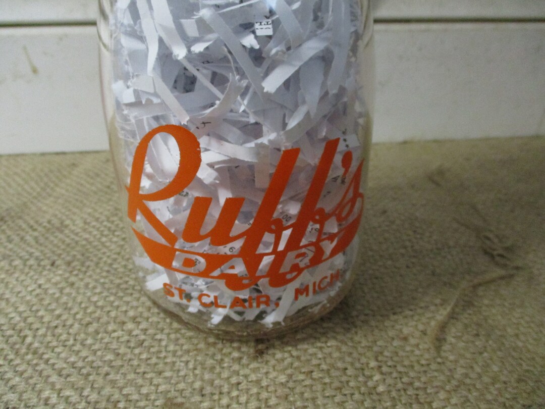 Ruff's Dairy St. Clair, Michigan. Quart Bottle. Little Girl With ...