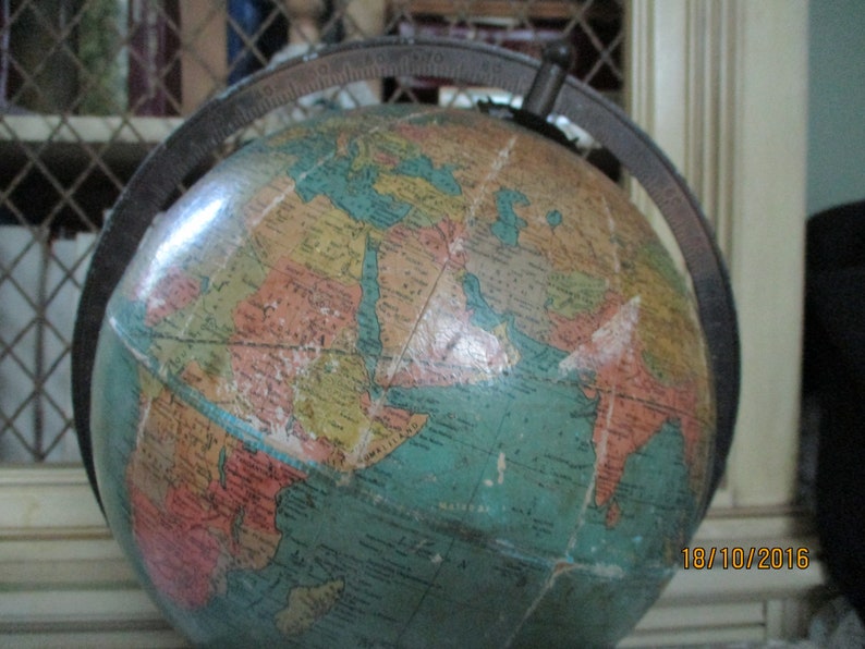 Standard Globe Made by Replogle Globes Chicago Ill 8 Inch - Etsy