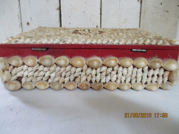Sea Shell Jewelry Box, Vintage Sea Shell Jewelry Box,… - Gem