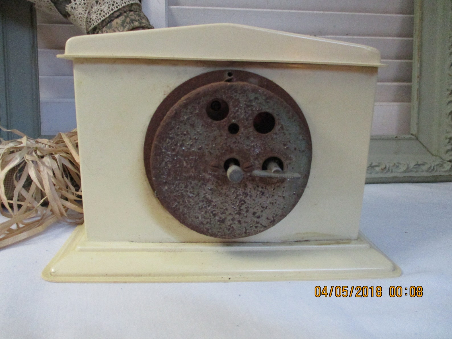 Vintage Celluloid Bakelite Clock Art Deco Beautiful on a - Etsy