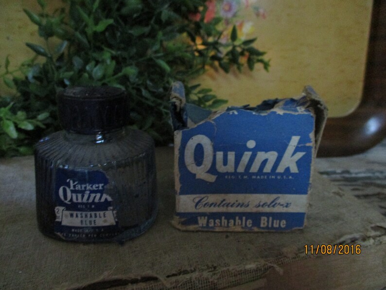 Vintage Ink Bottles Skrip Ink Bottle and Original Box Ink - Etsy