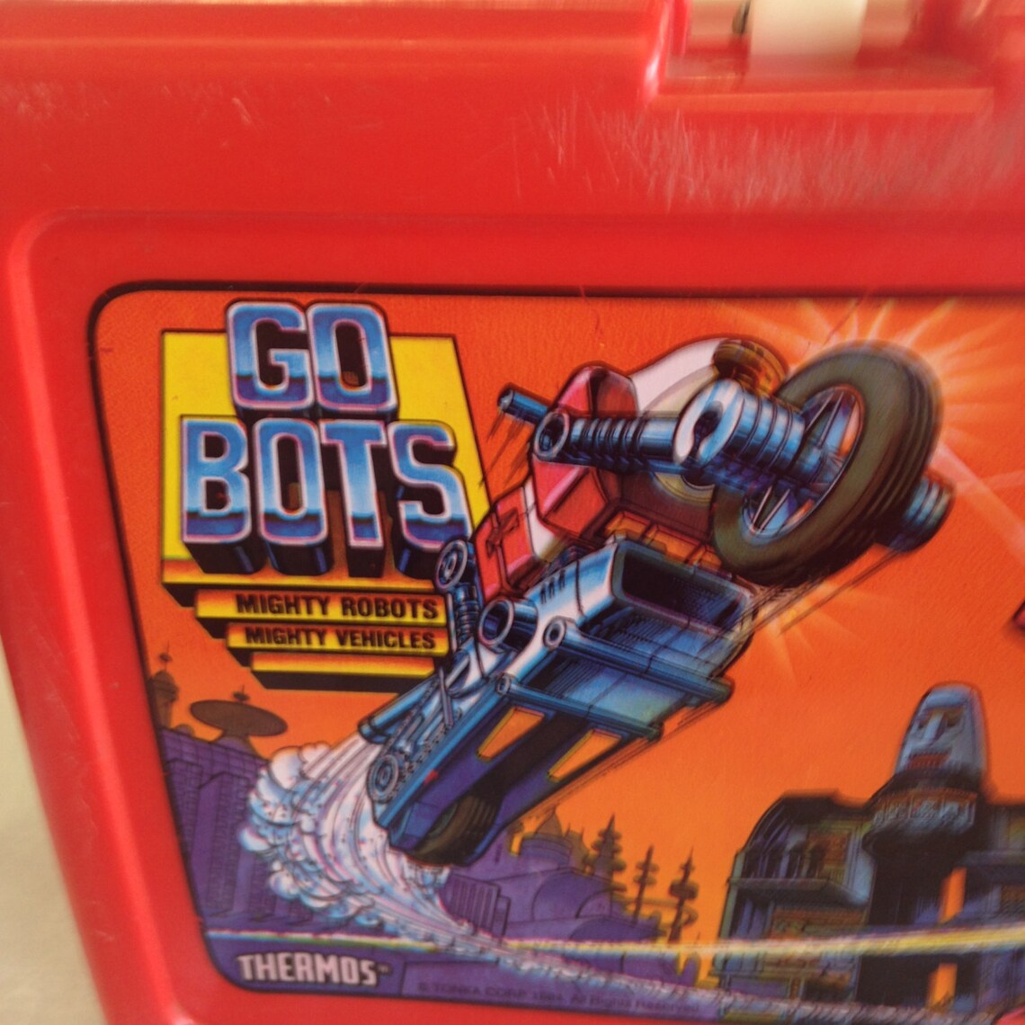 Vintage Thermos Go Bots Mighty Robots Lunch Box 1984 Tonka - Etsy