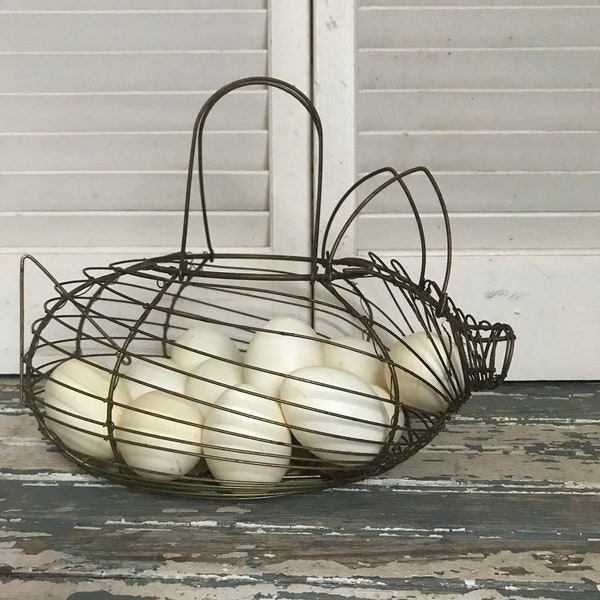 Wire Egg Basket - Etsy