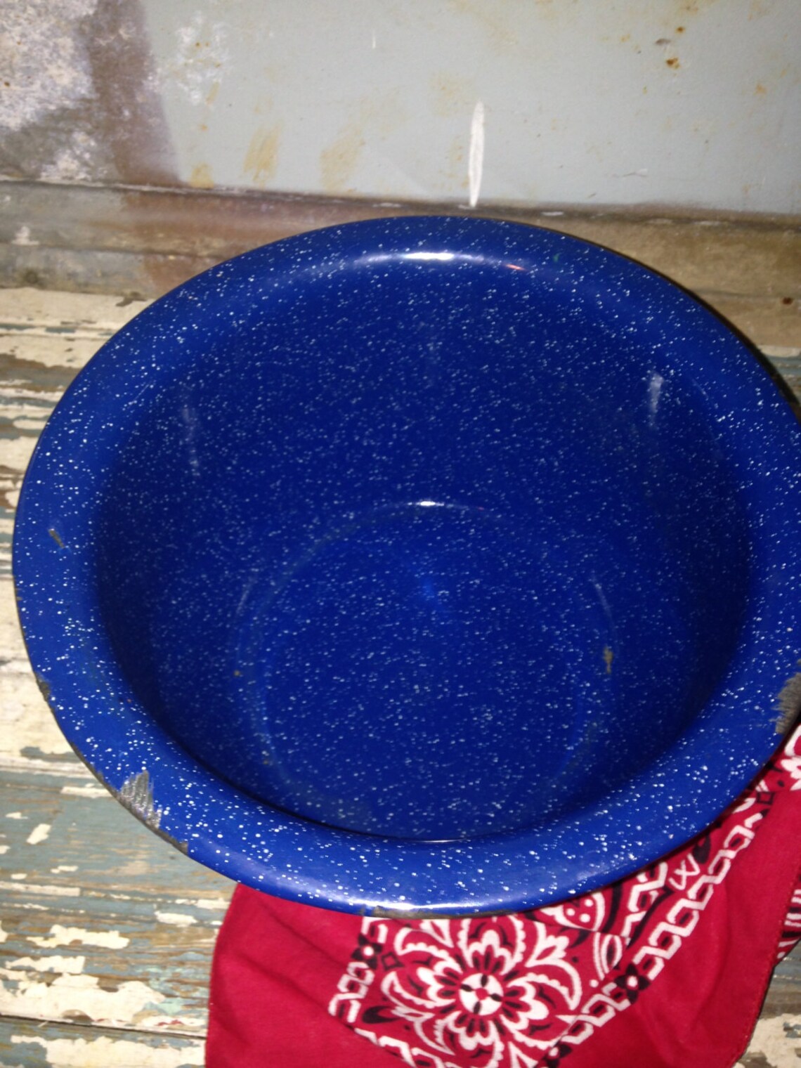 Blue Speckled Granite Ware Enamel Ware Chamber Pot - Etsy