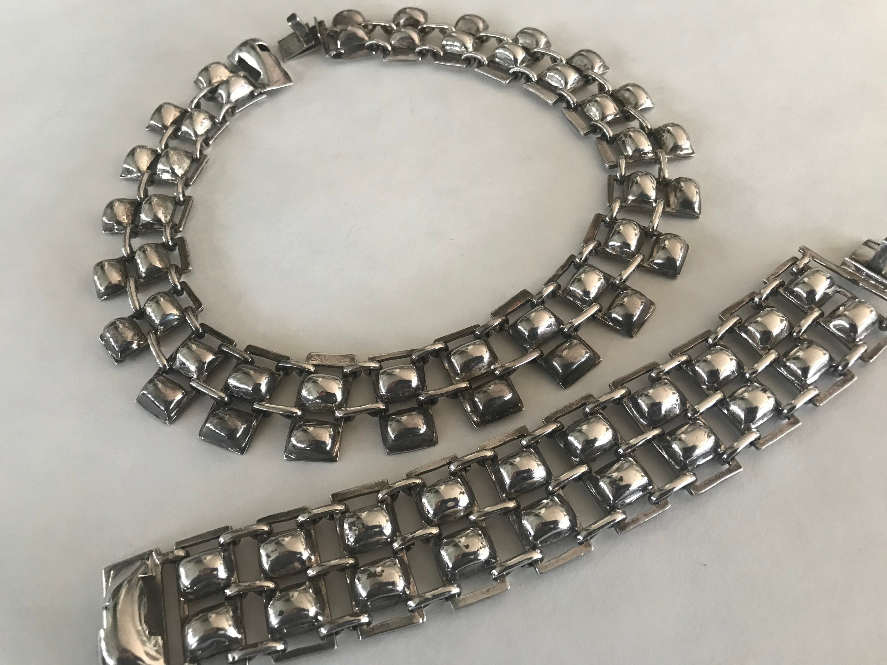 Gorgeous Gorgeous Taxco Modernist Mexico Mexican Sterling Silver 925
