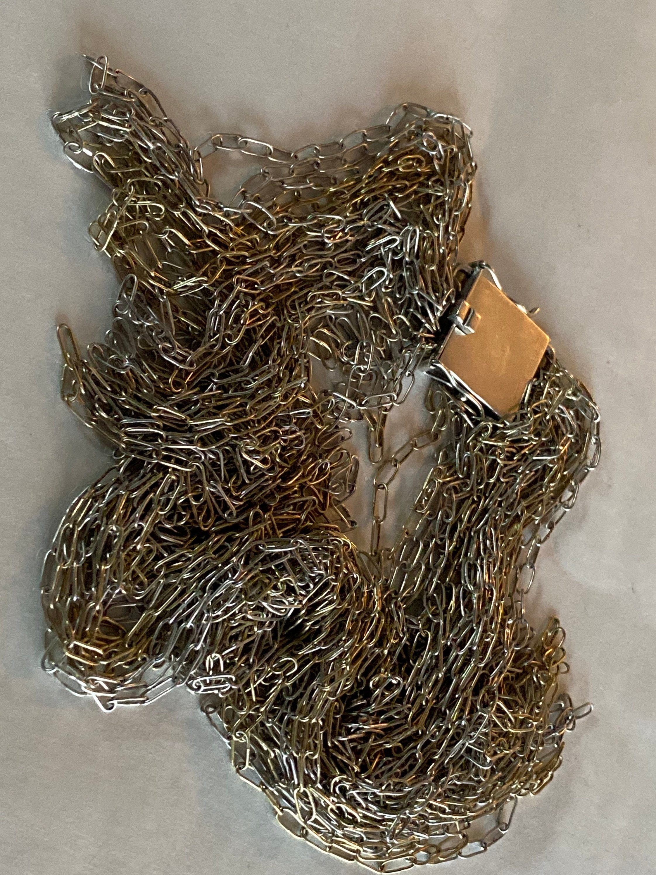 Gorgeous Sterling Silver 925 TANE Mexico Multi Strand Necklace Signed ...