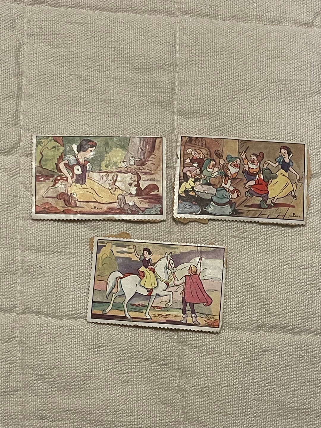 Vintage Snow White Poster Stamps - Etsy