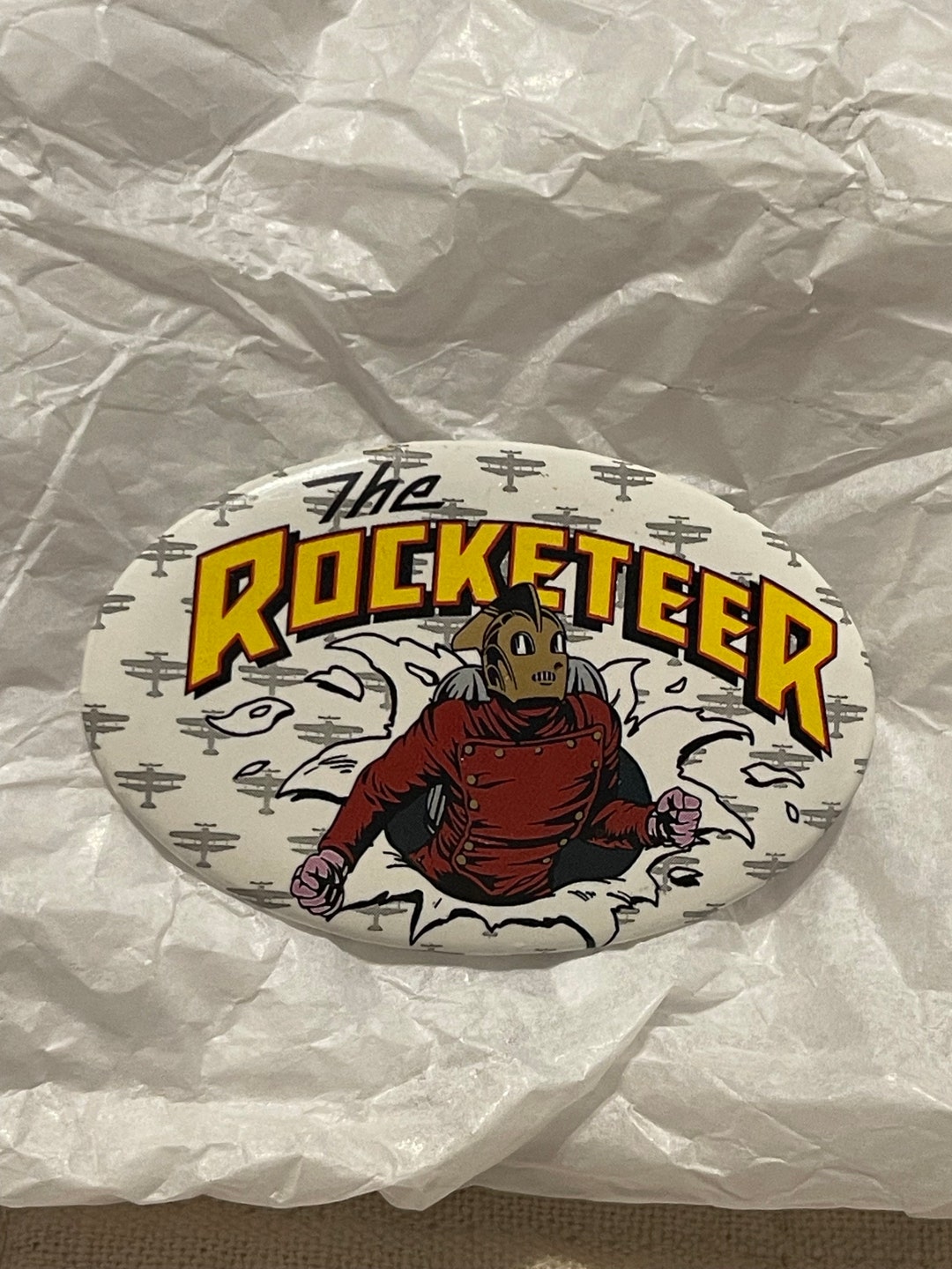 Vintage Disney Rocketeer Movie Button - Etsy