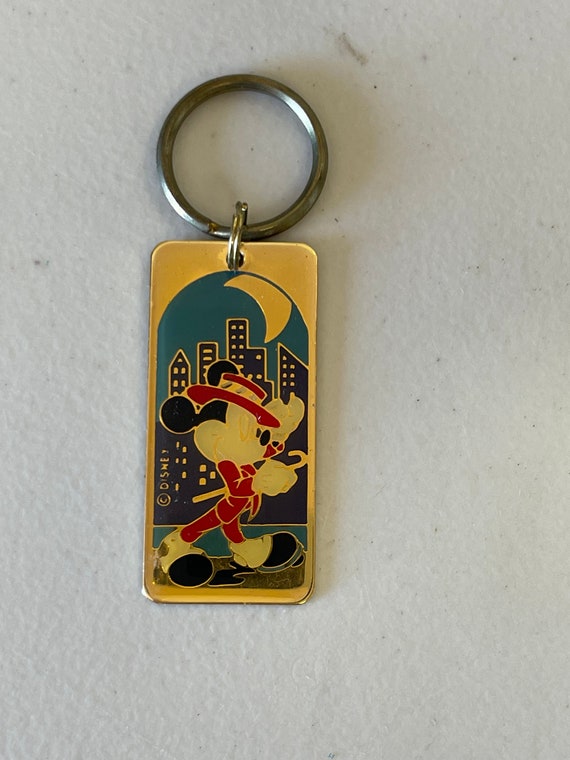 Vintage Disney Dapper Mickey Mouse Keychain ~ Persona… - Gem