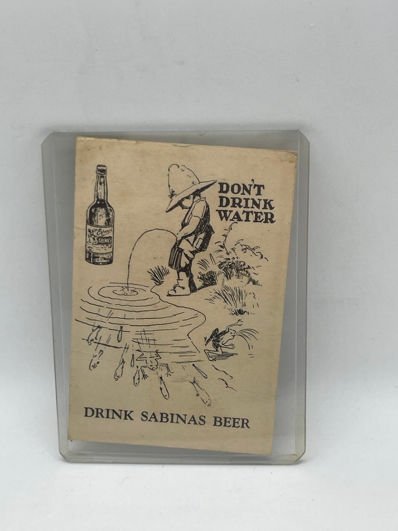 Vintage Especial Sabinas Beer Advertisement Card - Etsy
