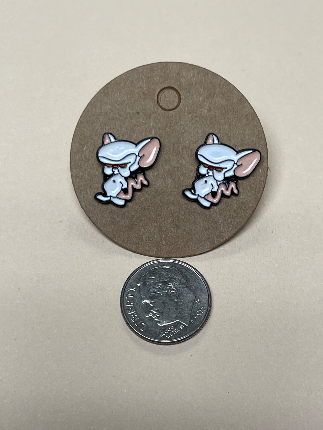 Character Inspired Earrings-the Brain - Etsy
