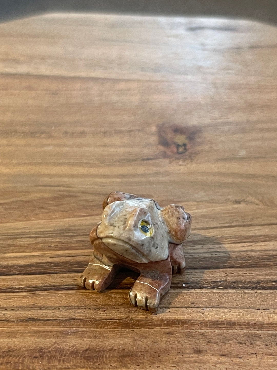 Miniature Carved Marble Stone Frog Knick Knacks Kitschy - Etsy