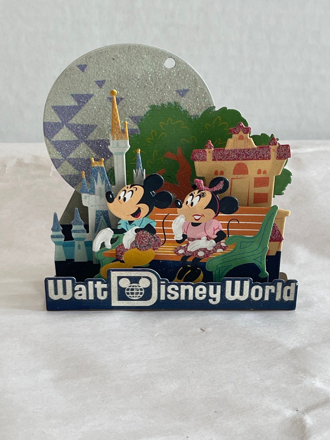 Walt Disney World Metal 3D Ornament - Etsy