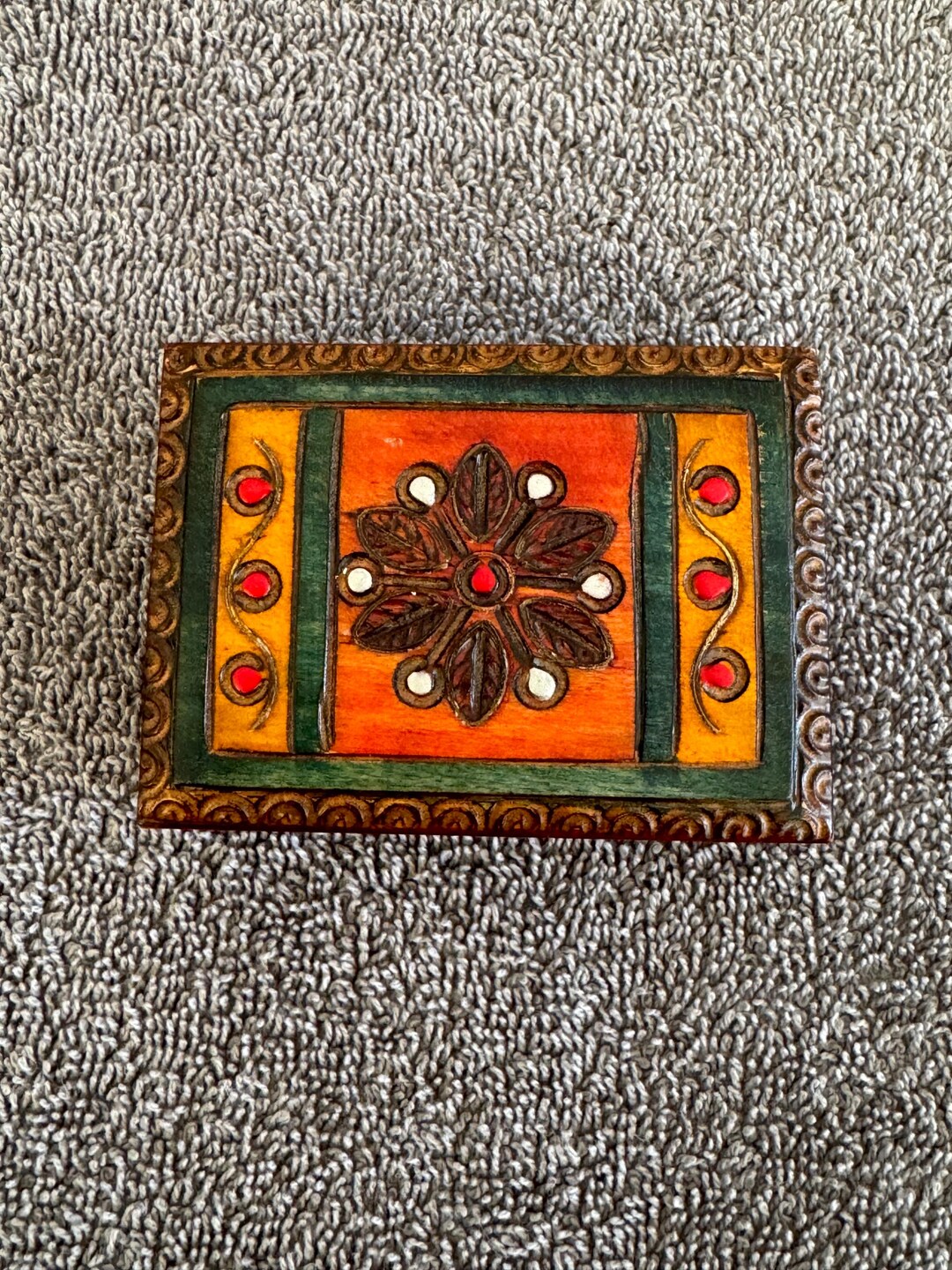 Polish Wood Carved Trinket Box - Etsy