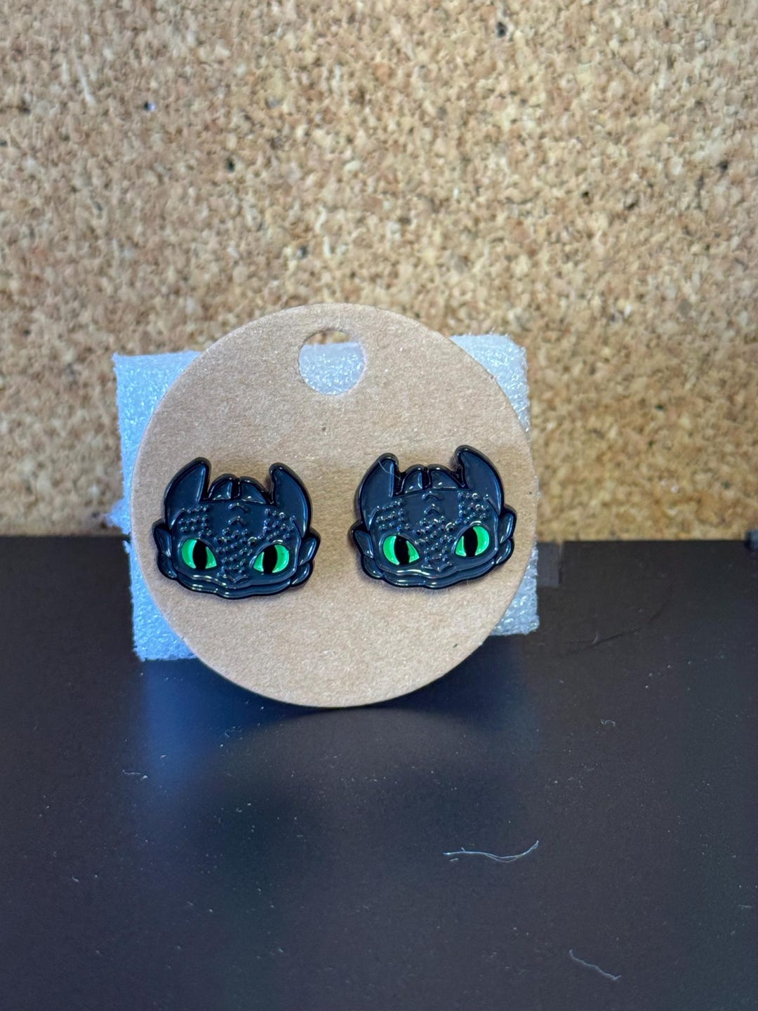 Character Earrings- Toothless Dragon - Etsy