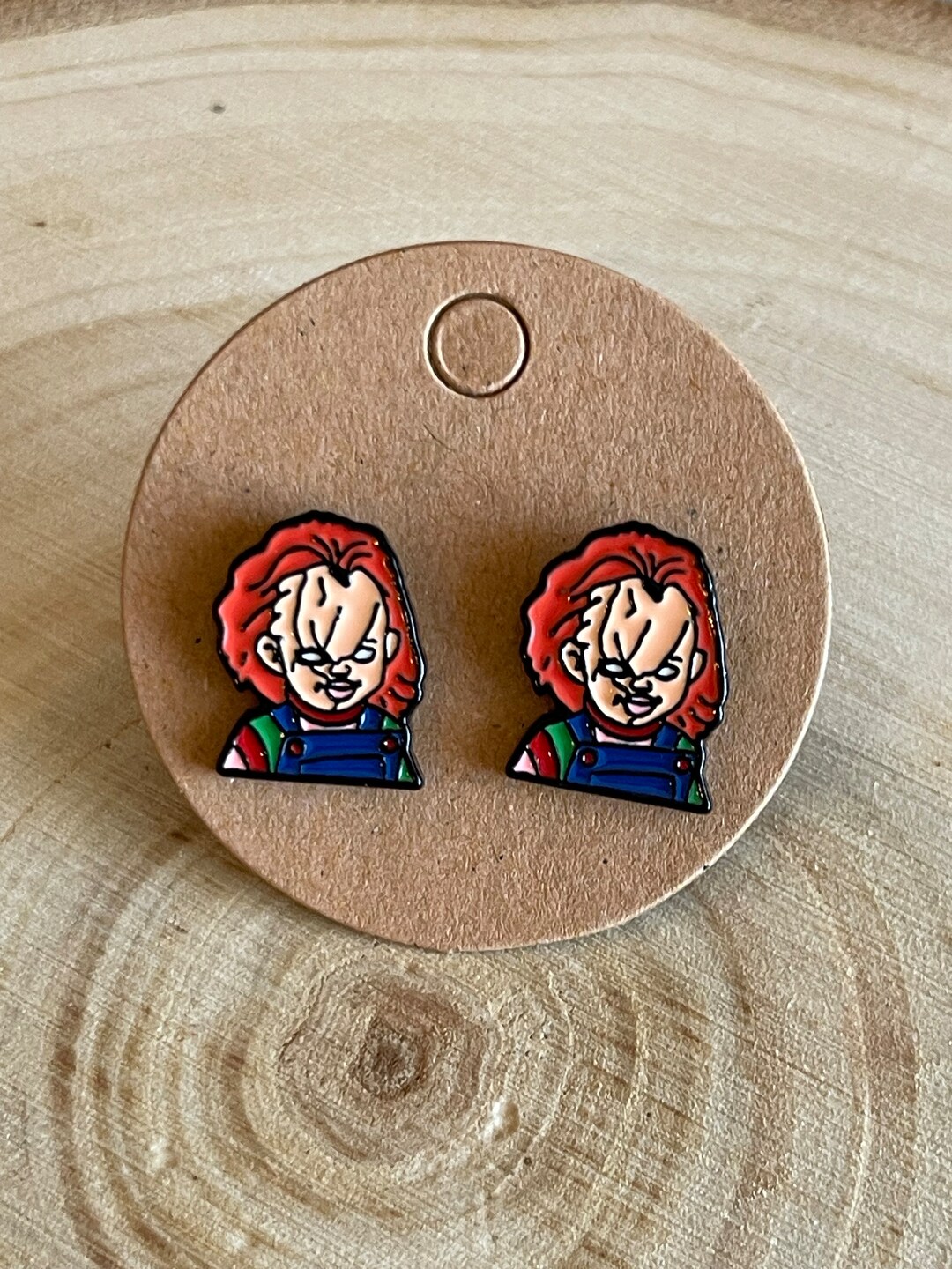 Horror Movie Stud Earrings Chucky Childs - Etsy