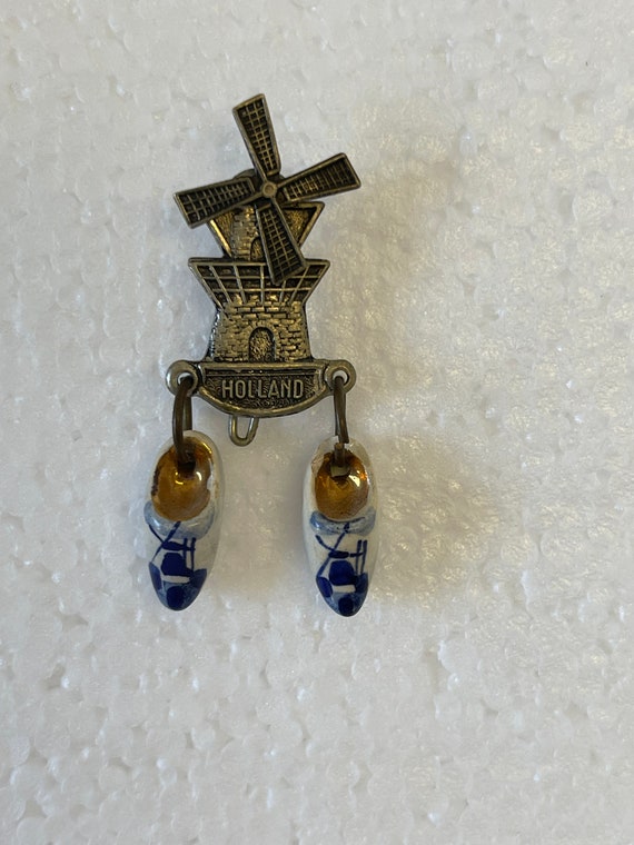 vintage holland windmill clogs - Gem