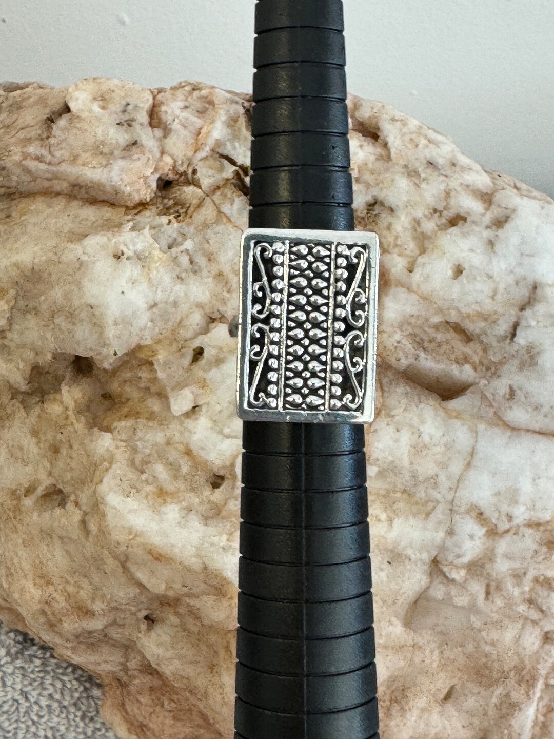 Vintage Silver 925 Filigree Design Ring Sz 6-7 - Etsy