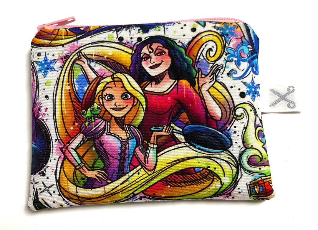 Disney Rapunzel Gothel Small Pouch Coin Purse Wallet Tangled - Etsy