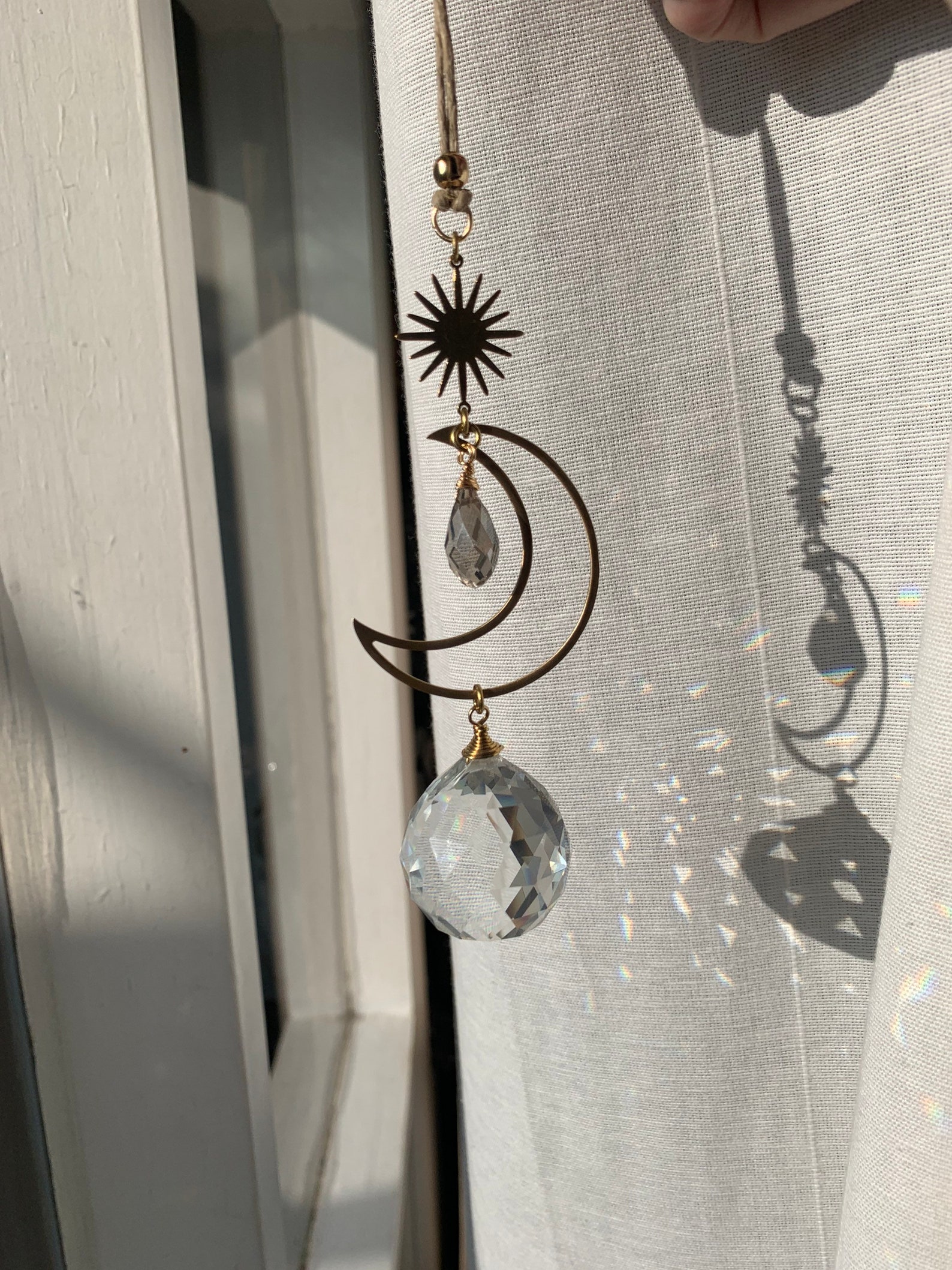 Simple Moon Suncatcher - Etsy