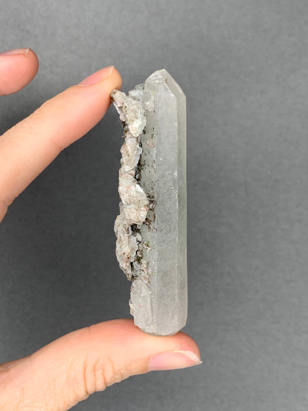 Rare Quartz With Calcite Inner Mongolia Quartz Unique Minerals and ...