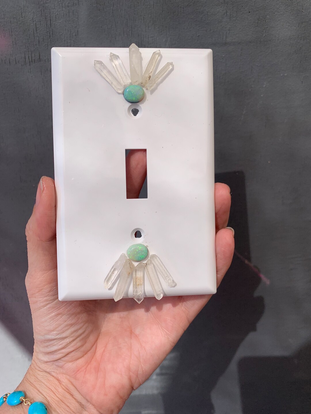 Opal Sunset Crystal Light Switch Cover Crystal Wall Plate - Etsy