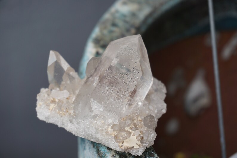 Quartz Cluster, Standing Quartz Cluster From Brazil- Inclusions - Etsy