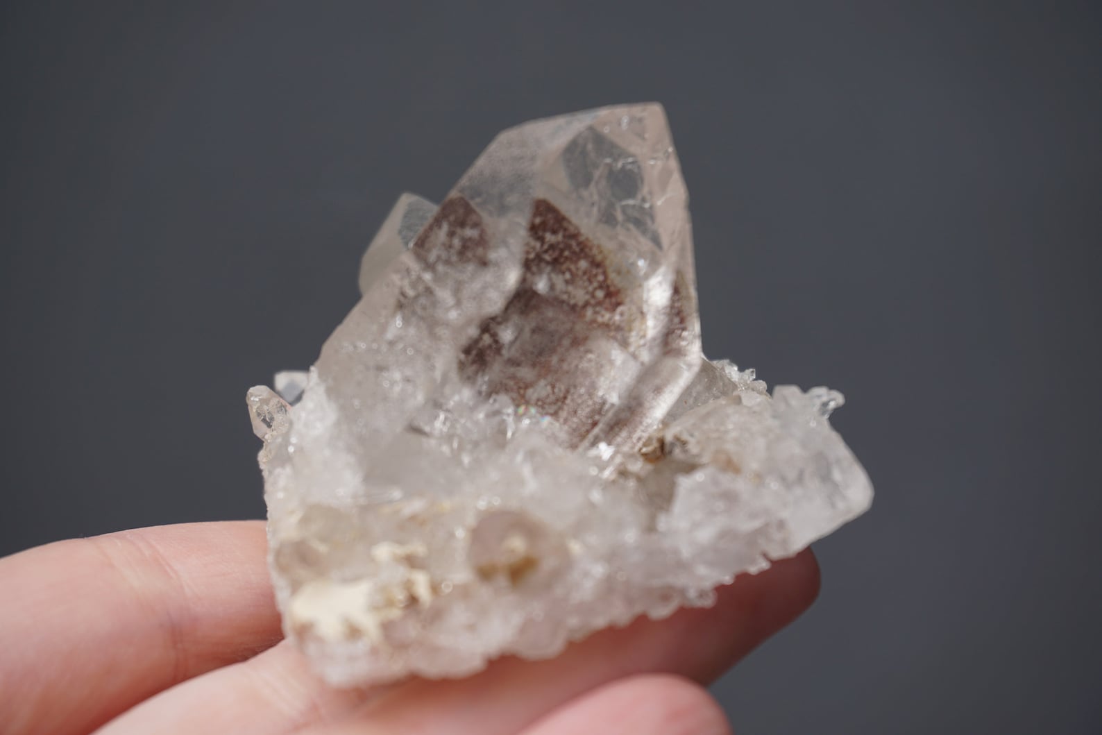 Quartz Cluster, Standing Quartz Cluster From Brazil- Inclusions - Etsy