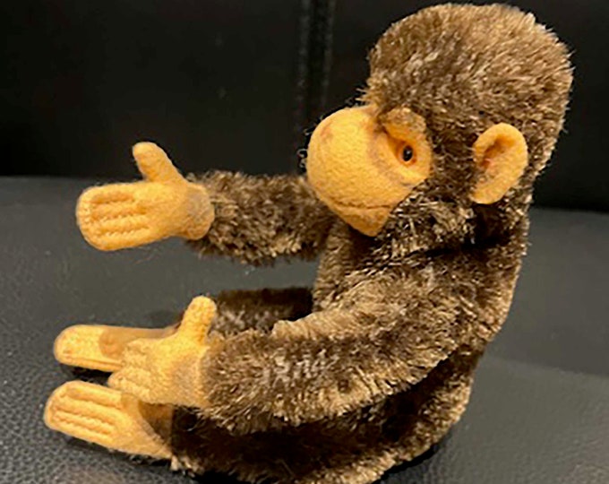 Vintage Fuzzy Toy Monkey Jocko by Steiff - Etsy