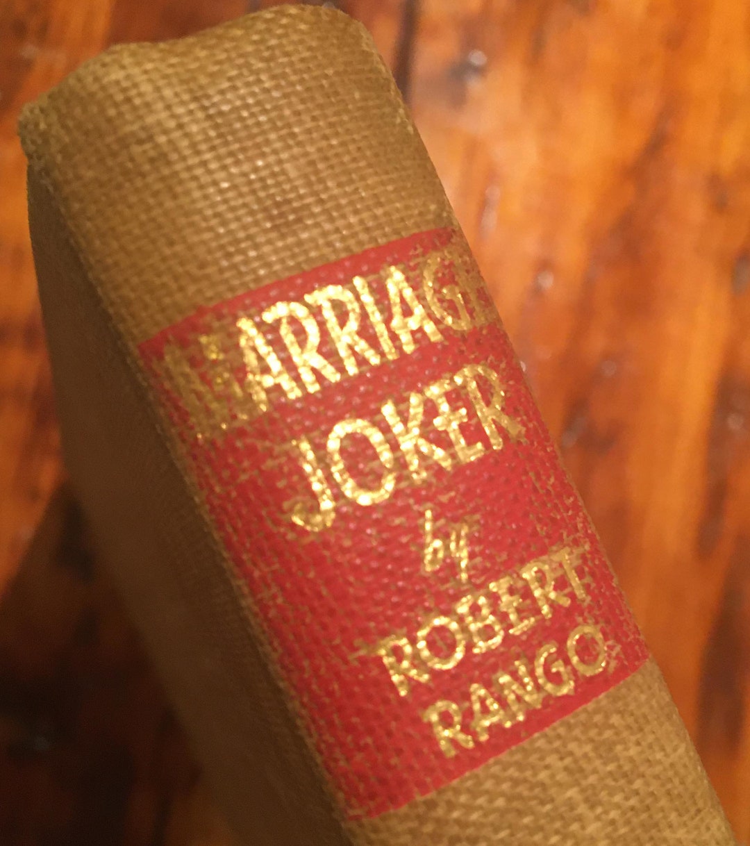 MARRIAGE JOKER by Robert Rango First Edition Hb - Etsy