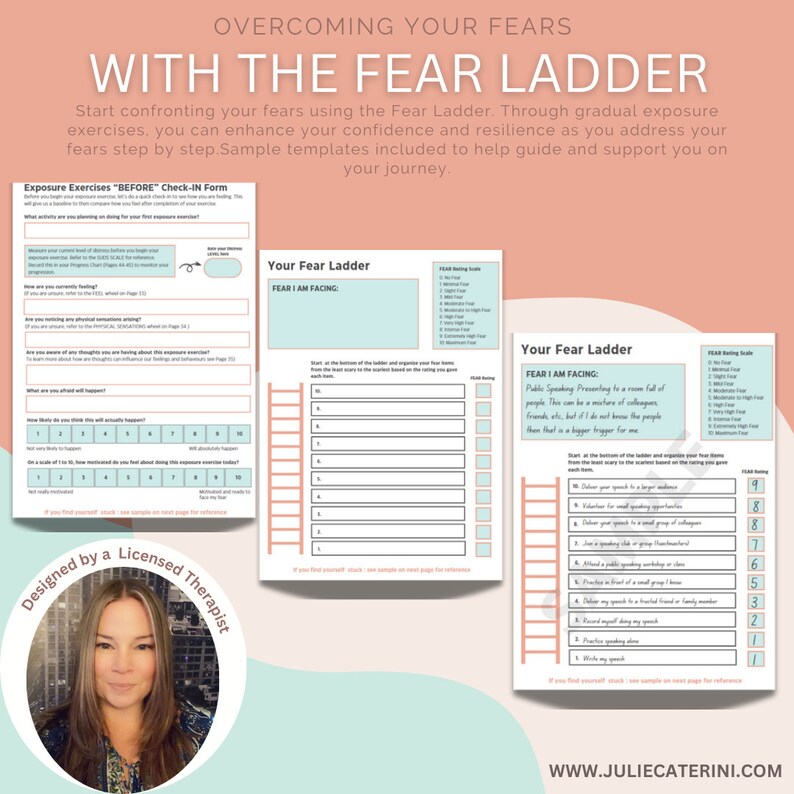 Overcoming Your Fears With the FEAR LADDER - Etsy