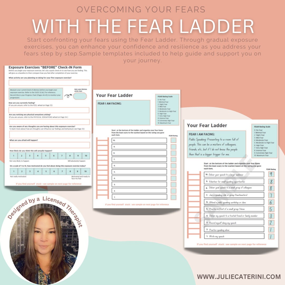 Overcoming Your Fears With the FEAR LADDER - Etsy