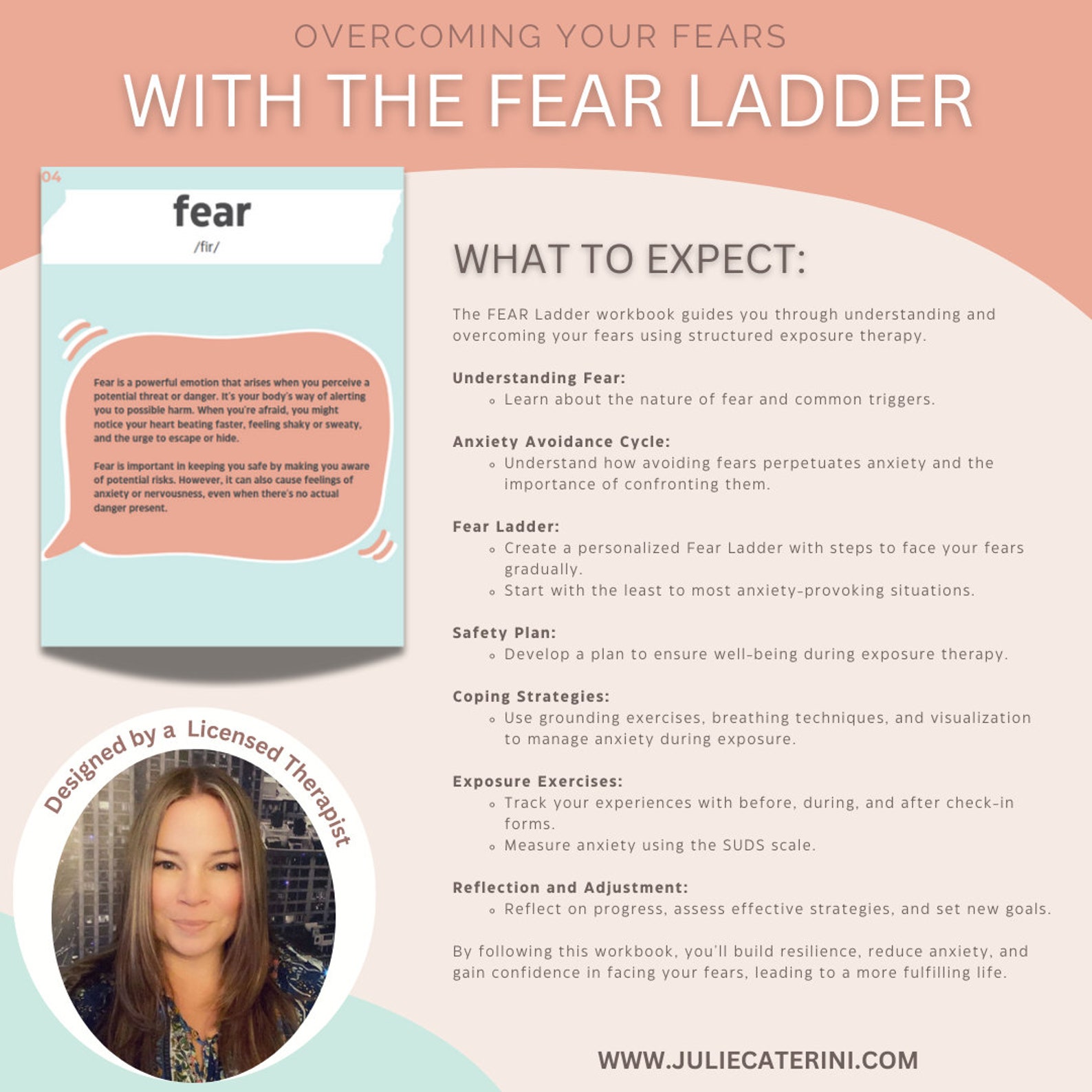 Overcoming Your Fears With the FEAR LADDER - Etsy