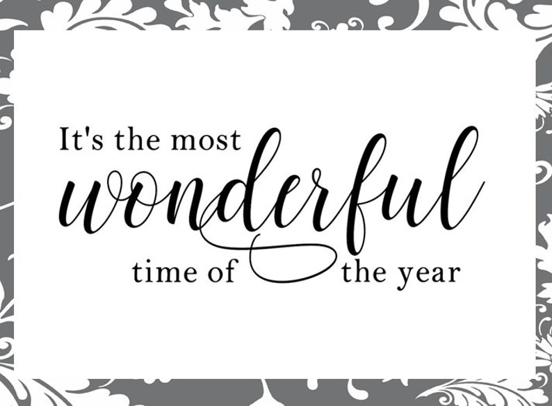 Its The Most Wonderful Time Of The Year Svg Etsy